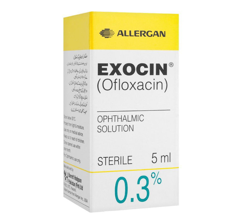 Exocin 0.3% Eye Drops 5Ml - CSH Pharmacy - Order Online - Fast Delivery ...