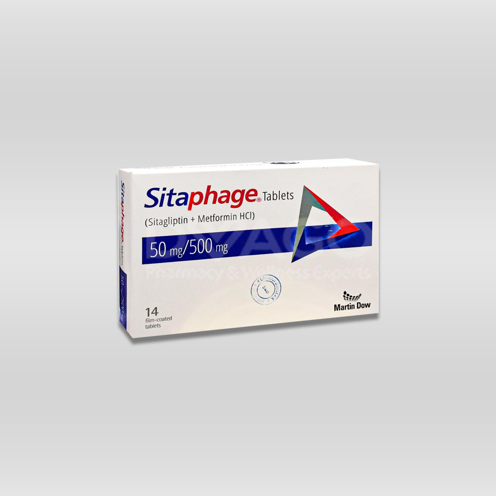 Sitaphage 50/500 Tablet - Buy Online - CSH Pharmacy - Delivery across ...