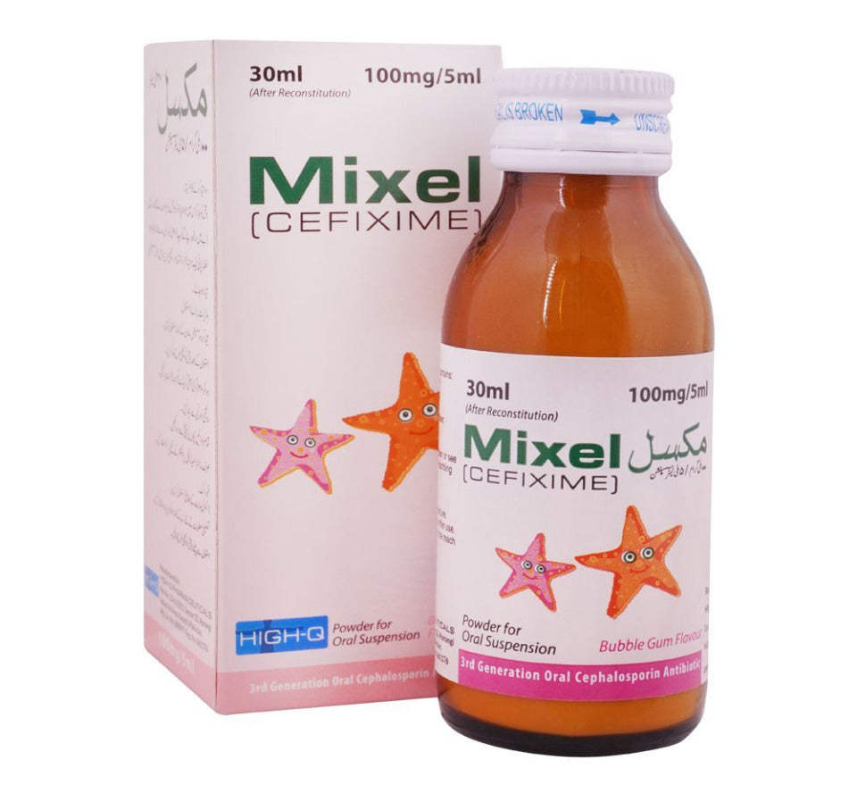 MIXEL 30ML - 100MG/5ML - POWDER FOR ORAL SUSPENTION – CSH Pharmacy