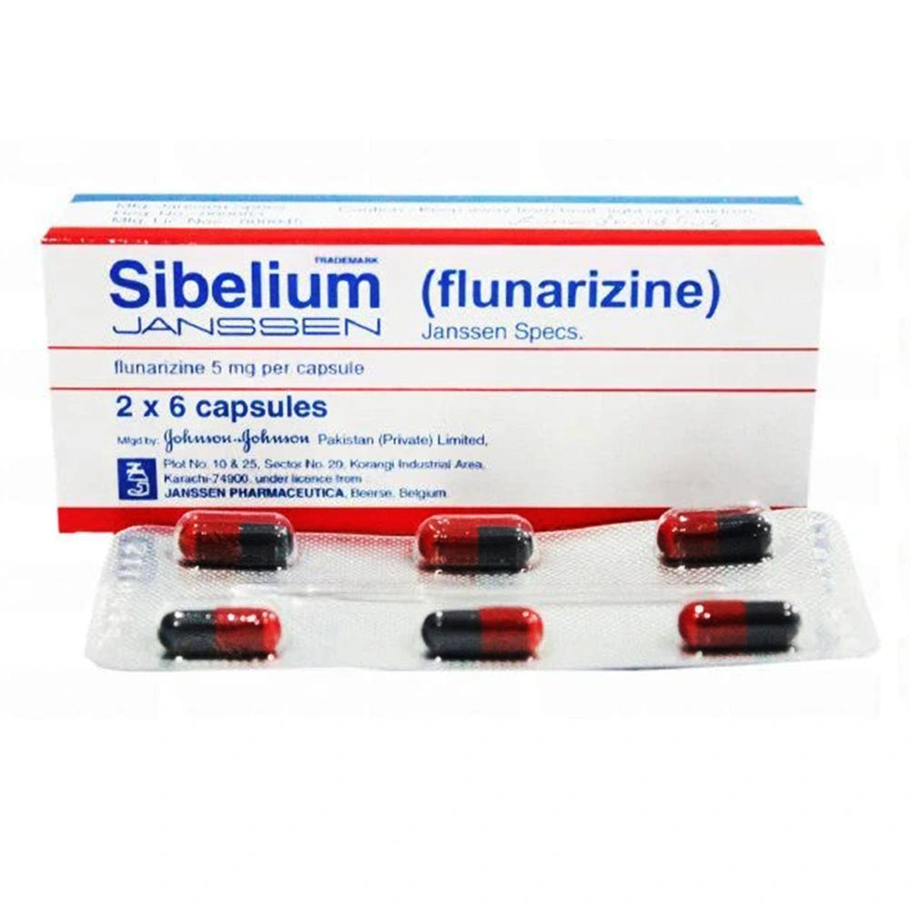 SIBELIUM CAPSULES - 12 CAPS – CSH Pharmacy