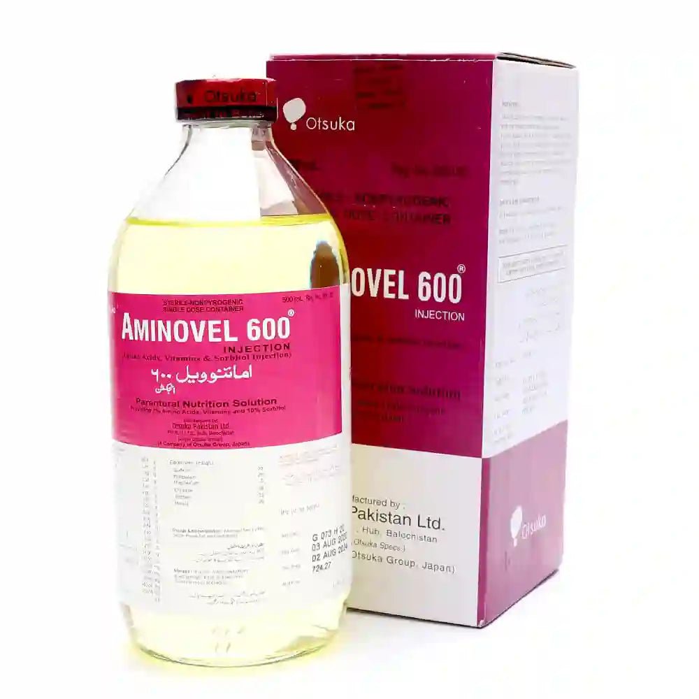 AMINOVEL 600 500ML INJ - CSH Pharmacy - Order Online - Fast Delivery in ...