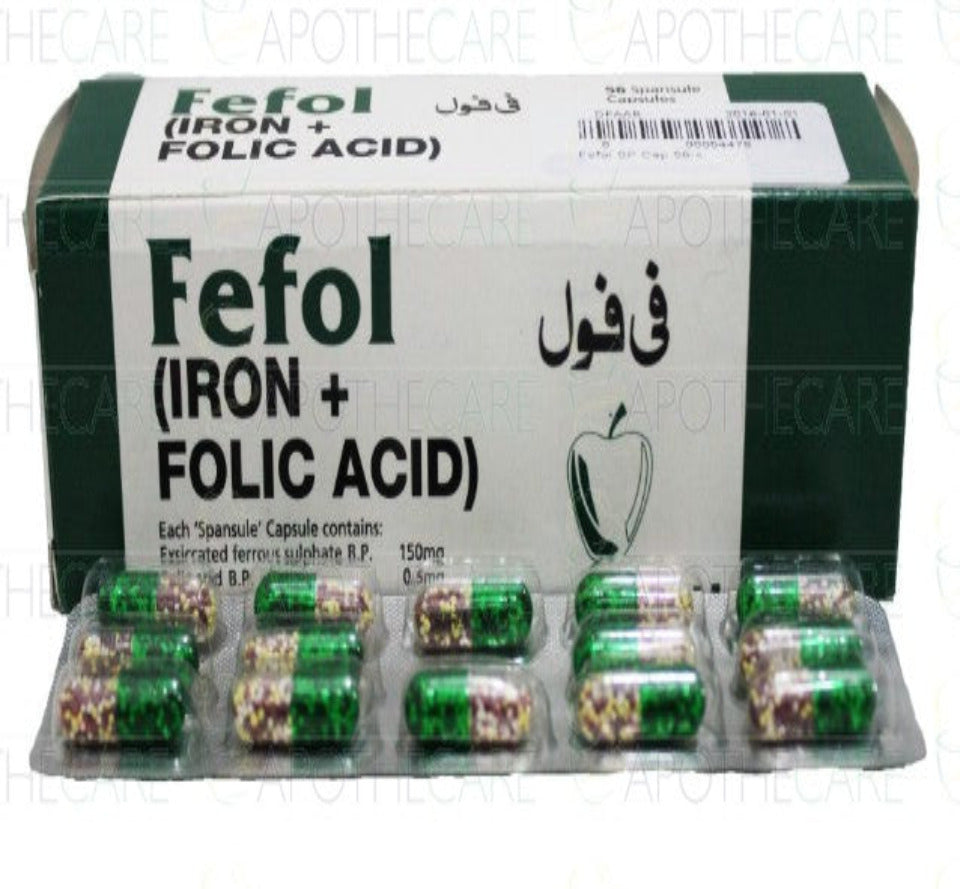 FEFOL CAPSULE - CSH Pharmacy - Order Online - Fast Delivery in Lahore