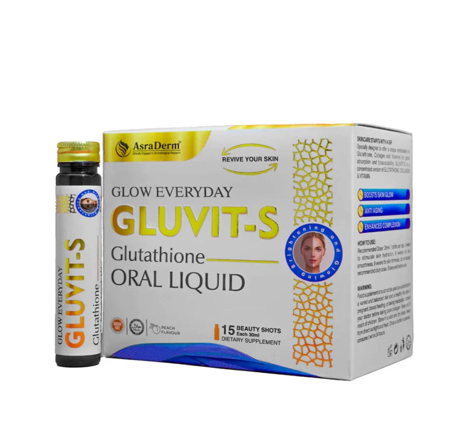 GLUVIT-S GLUTATHIONE ORAL LIQUID - 15 Shots – CSH Pharmacy